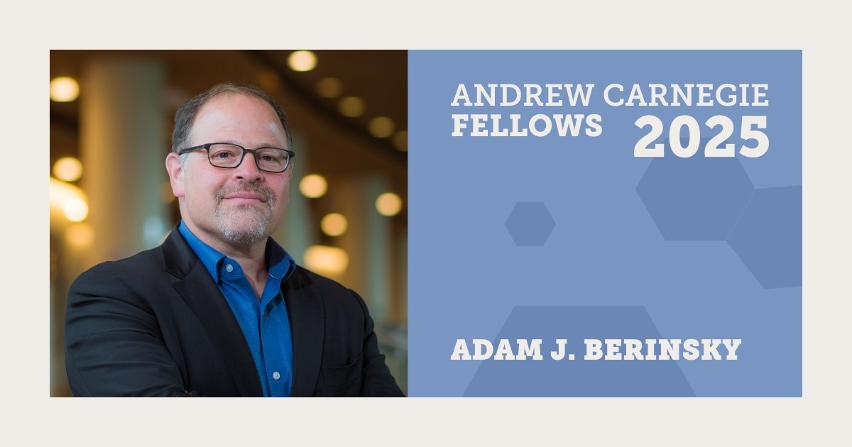 Adam J. Berinsky : Awards | Carnegie Corporation of New York