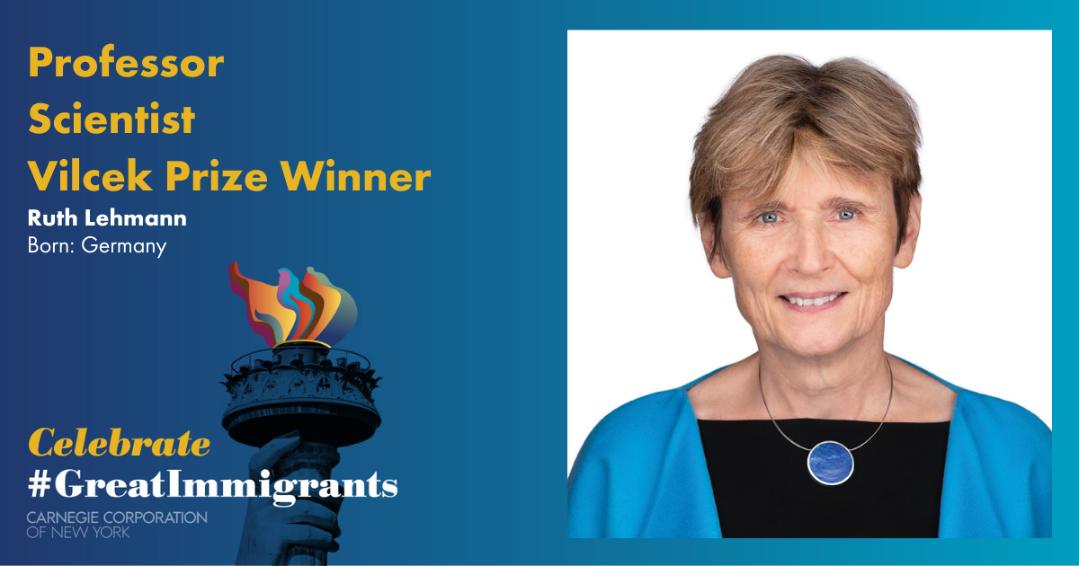 Ruth Lehmann : Awards | Carnegie Corporation of New York