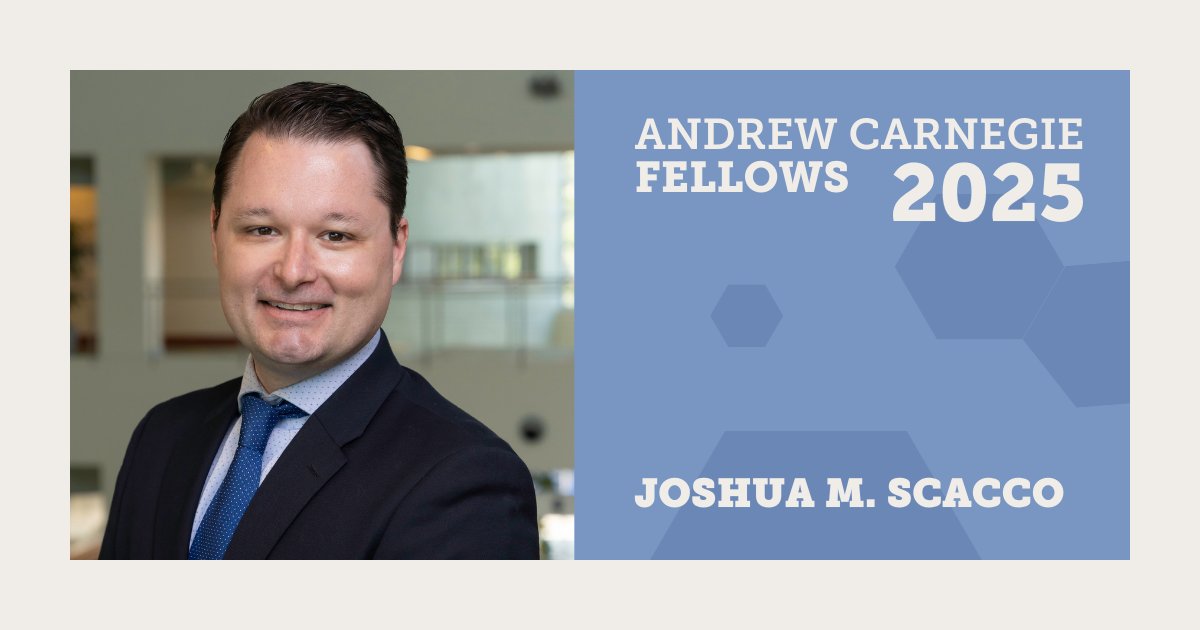 Joshua M. Scacco : Awards | Carnegie Corporation of New York