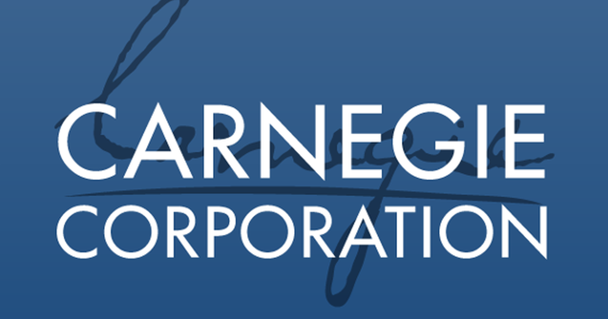 Carnegie Corporation of New York and Support for the Carnegie ...