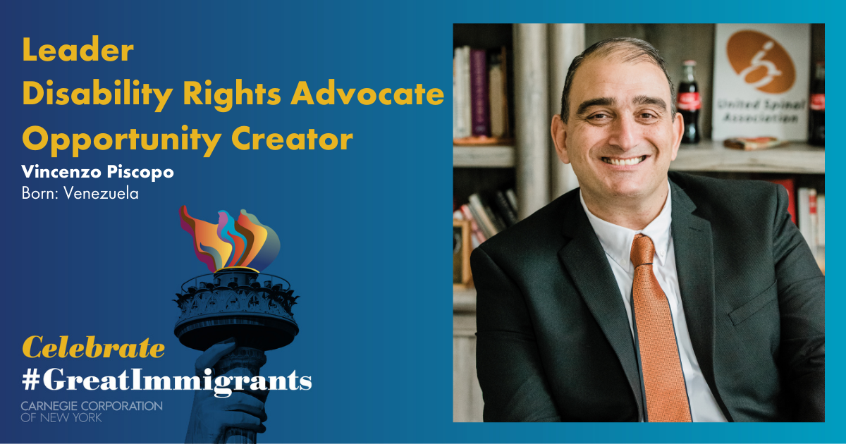 Vincenzo Piscopo : Awards | Carnegie Corporation of New York