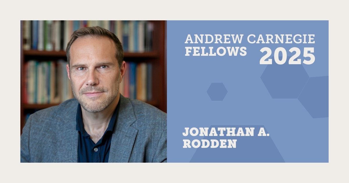 Jonathan A. Rodden : Awards | Carnegie Corporation of New York