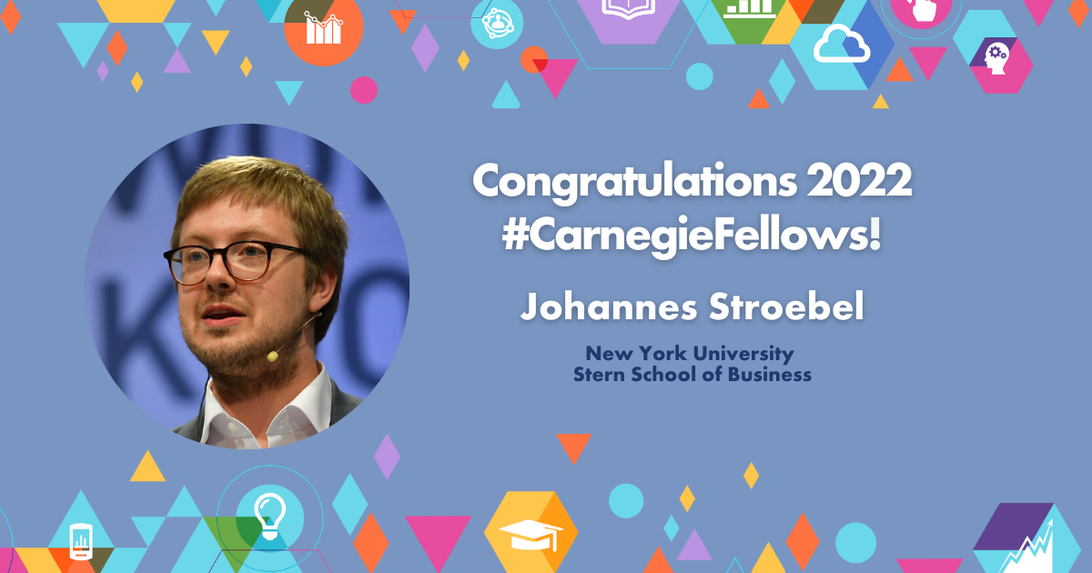 Johannes Stroebel : Awards | Carnegie Corporation of New York