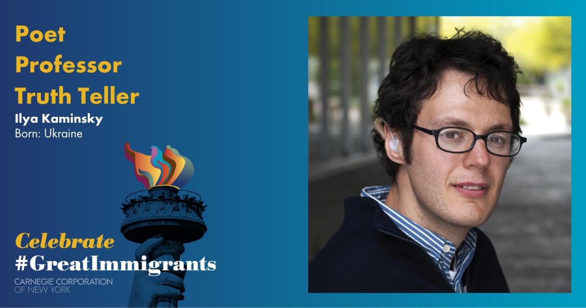Ilya Kaminsky : Awards | Carnegie Corporation of New York