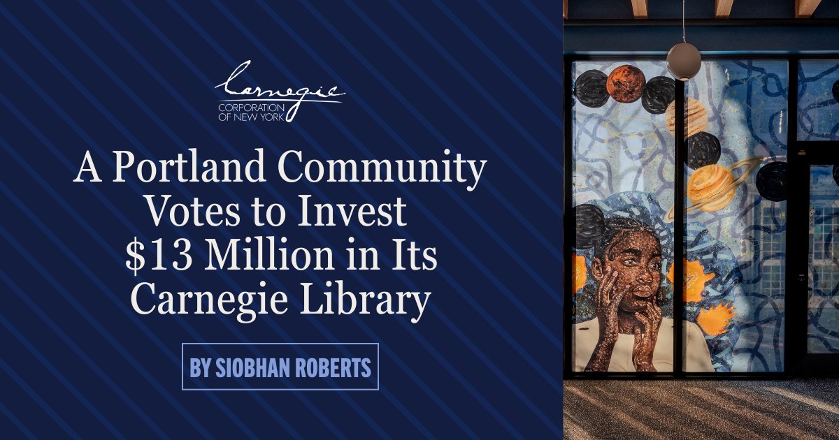A Portland Community Votes to Invest $13 Million in Its Carnegie ...