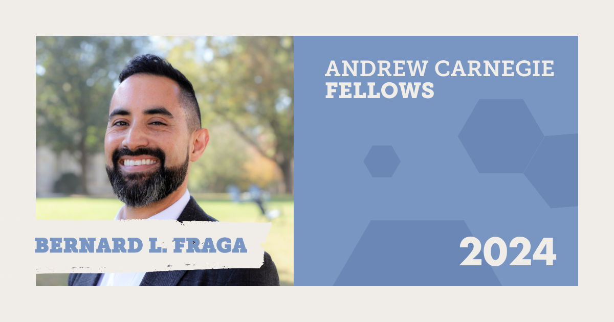 Bernard L. Fraga : Awards | Carnegie Corporation of New York
