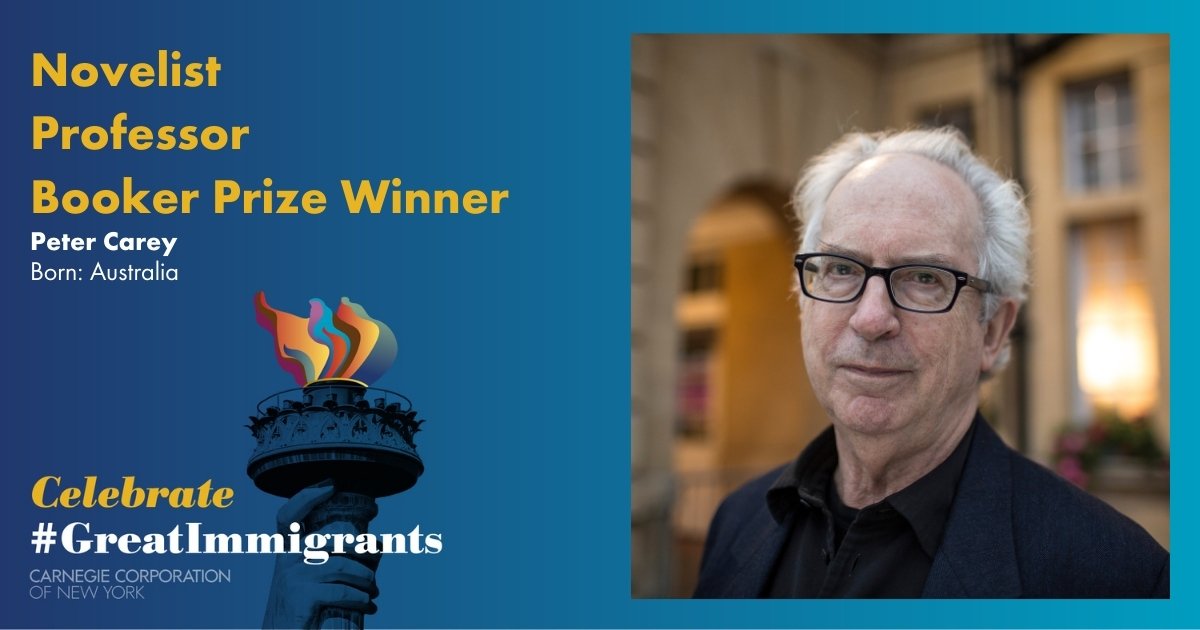 Peter Carey : Awards | Carnegie Corporation of New York