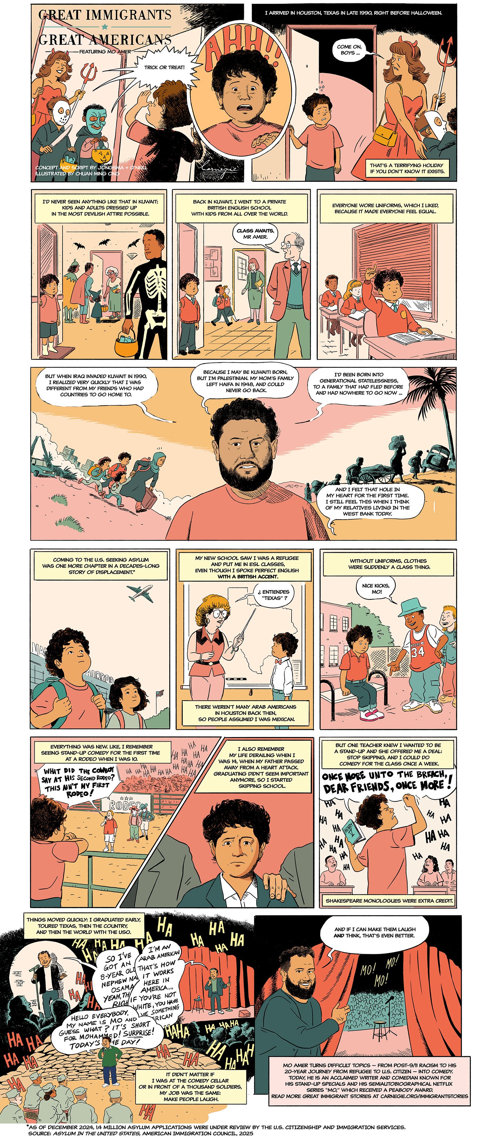 Great Immigrant: Mo Amer | Great Immigrants | Carnegie Corporation of ...