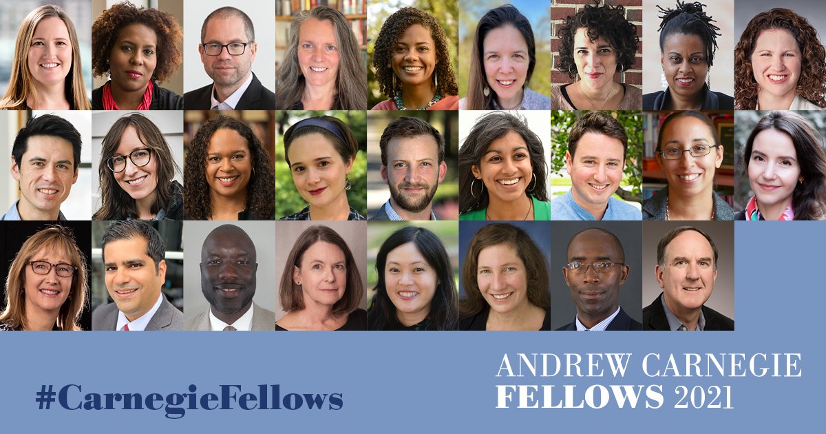 Carnegie Corporation of New York Announces 26 Andrew Carnegie Fellows ...