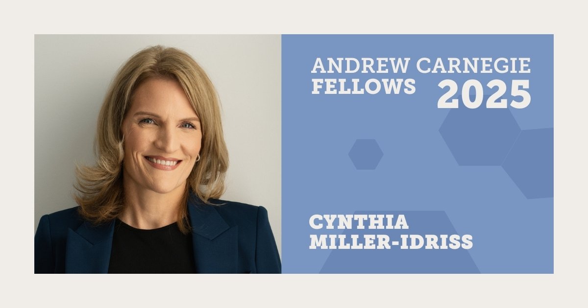 Cynthia Miller-Idriss : Awards | Carnegie Corporation of New York