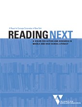 Reading Next : Publications | Carnegie Corporation of New York