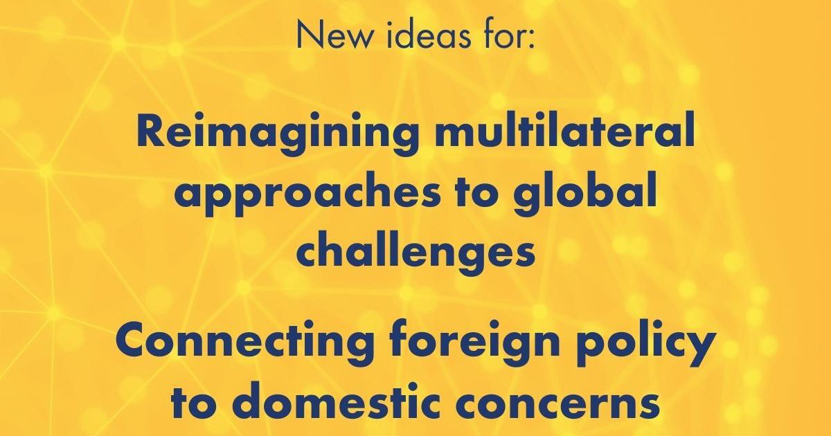 Call for Proposals: Reimagining Approaches to Multilateralism and U.S ...