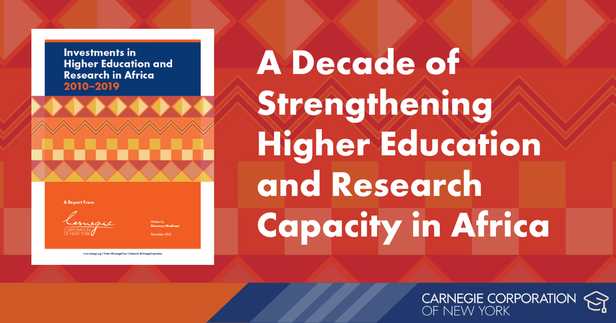 A Decade of Strengthening Higher Education and Research Capacity in ...