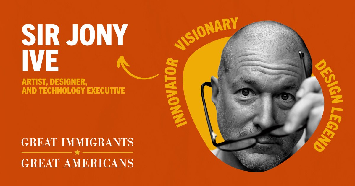 Sir Jonathan (Jony) Ive : Awards | Carnegie Corporation of New York